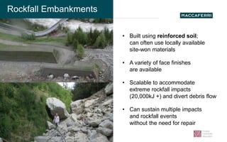 Officine Maccaferri Spa: Rockfall protection & Natural hazard ...