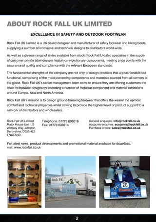 Rock Fall - Safety Footwear & Boots | PDF