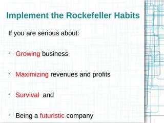Rockfeller habits_summary | PDF