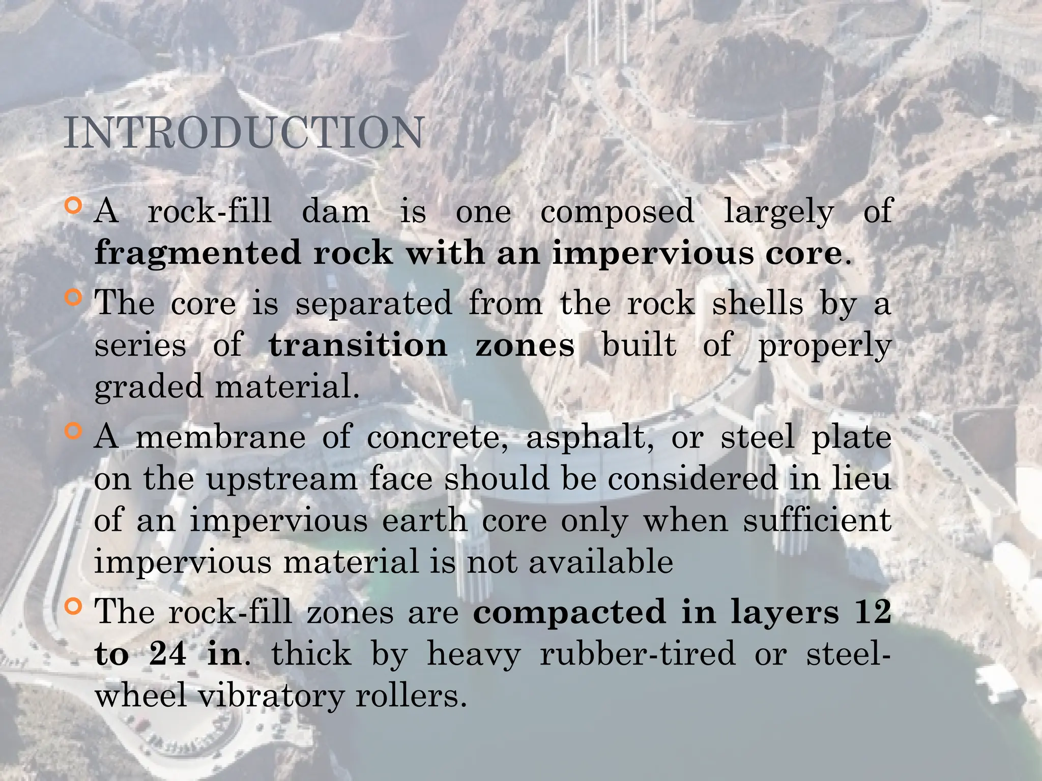 -- Rockfill-Dam constrcution and design and management | PPTX