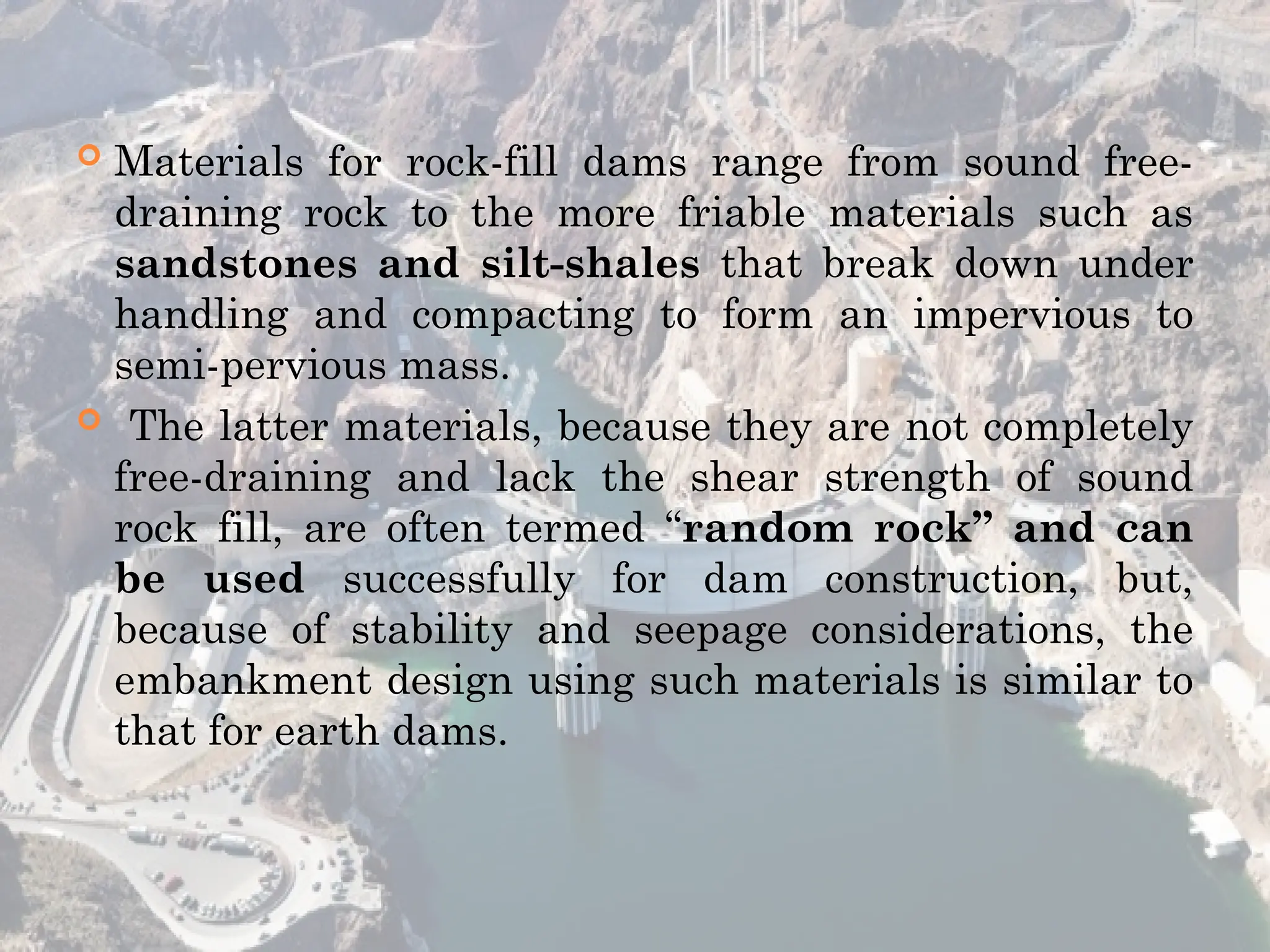 -- Rockfill-Dam constrcution and design and management | PPTX