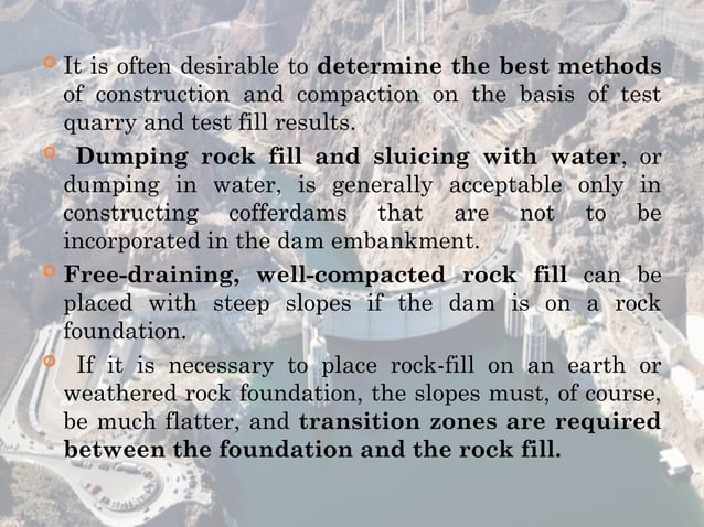 -- Rockfill-Dam constrcution and design and management | PPTX | Civil ...