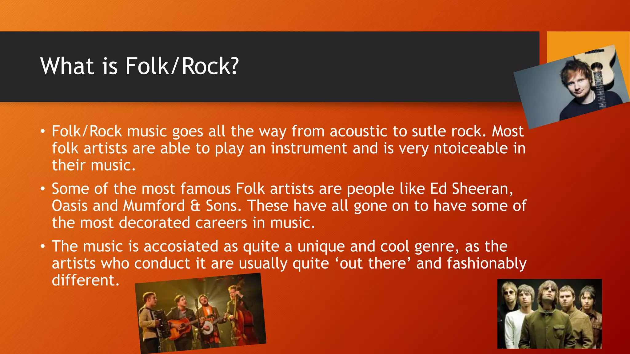 Rock:folk presntation | PPT