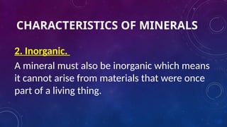 Grade 12 Earth and Life Science Rock Forming Minerals.pptx