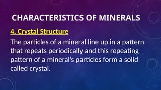 Grade 12 Earth and Life Science Rock Forming Minerals.pptx