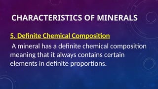 Grade 12 Earth and Life Science Rock Forming Minerals.pptx