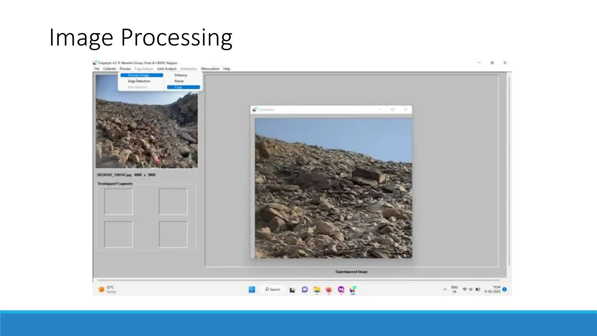 Rock Fragmentation Analysis Pptx