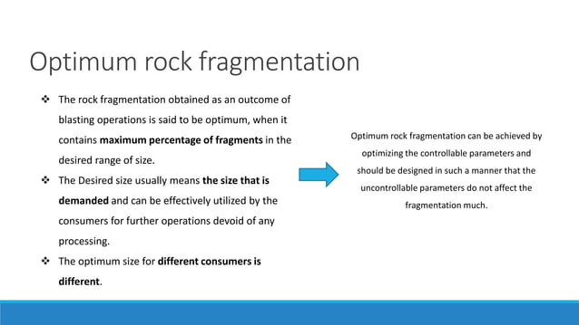 Rock Fragmentation Analysis Pptx