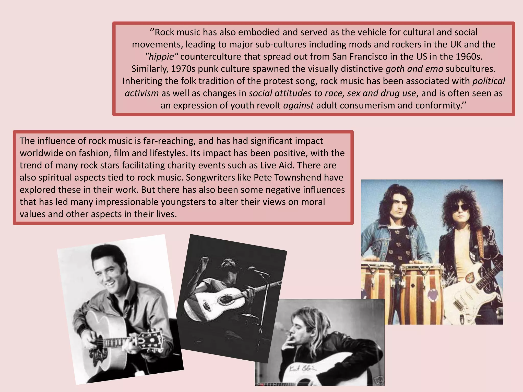 Rock genre research | PPT