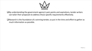 Rocking Government Tenders: Strategies to Follow | PPT