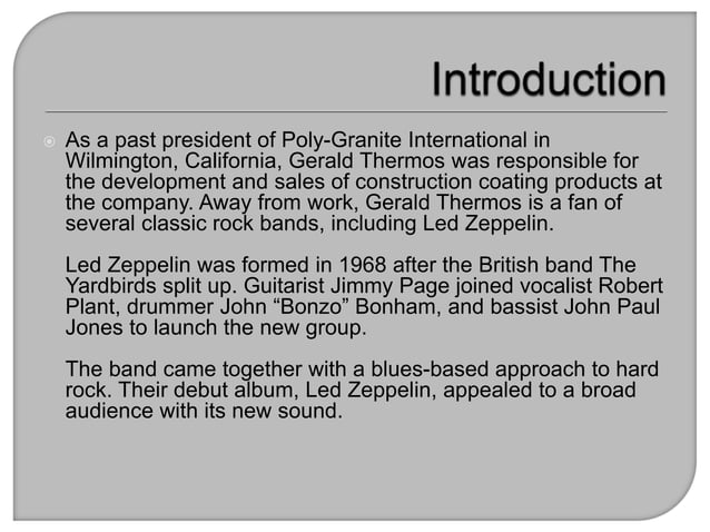 Rock Legend Led Zeppelin | PPTX