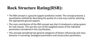 ROCK MASS CLASSIFICATION.pptx | Album-oriented Rock | Rock Music