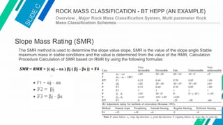 Rock Mass Classification | PPTX