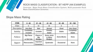 Rock Mass Classification | PPTX | Geology | Science