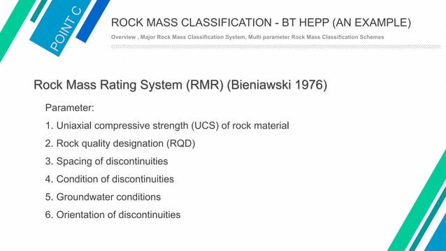 Rock Mass Classification