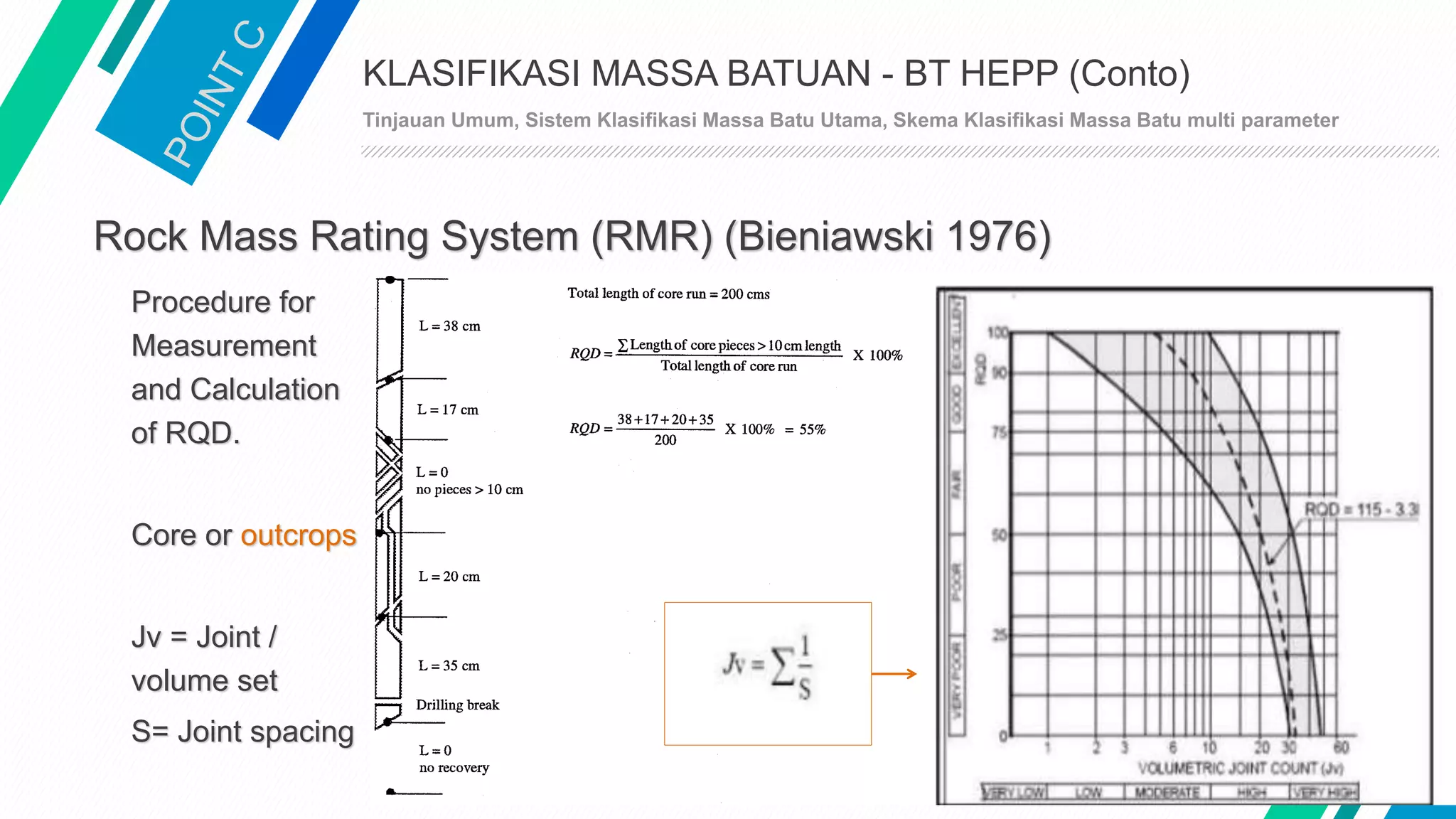 Rock Mass Classification (Klasifikasi Massa Batuan) | PPTX