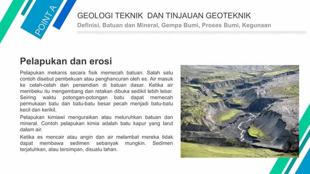 Rock Mass Classification (Klasifikasi Massa Batuan) | PPTX