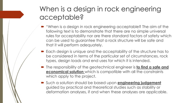 Rock mass classification part 1 | PDF | Civil Engineering Industry ...