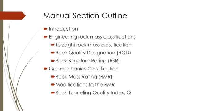 Rock mass classification part 1 | PDF | Civil Engineering Industry ...