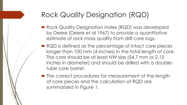 Rock mass classification part 1 | PDF | Civil Engineering Industry ...