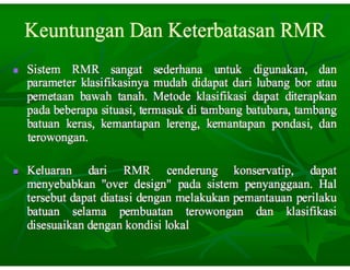 Rock mass classification system | PDF
