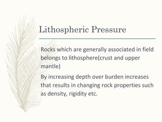 rock mechanics | PPT
