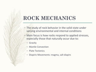 rock mechanics | PPT