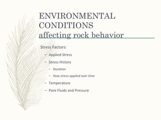 rock mechanics | PPT