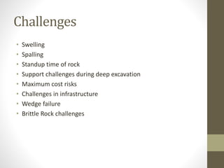 Rock mechanics | PPTX