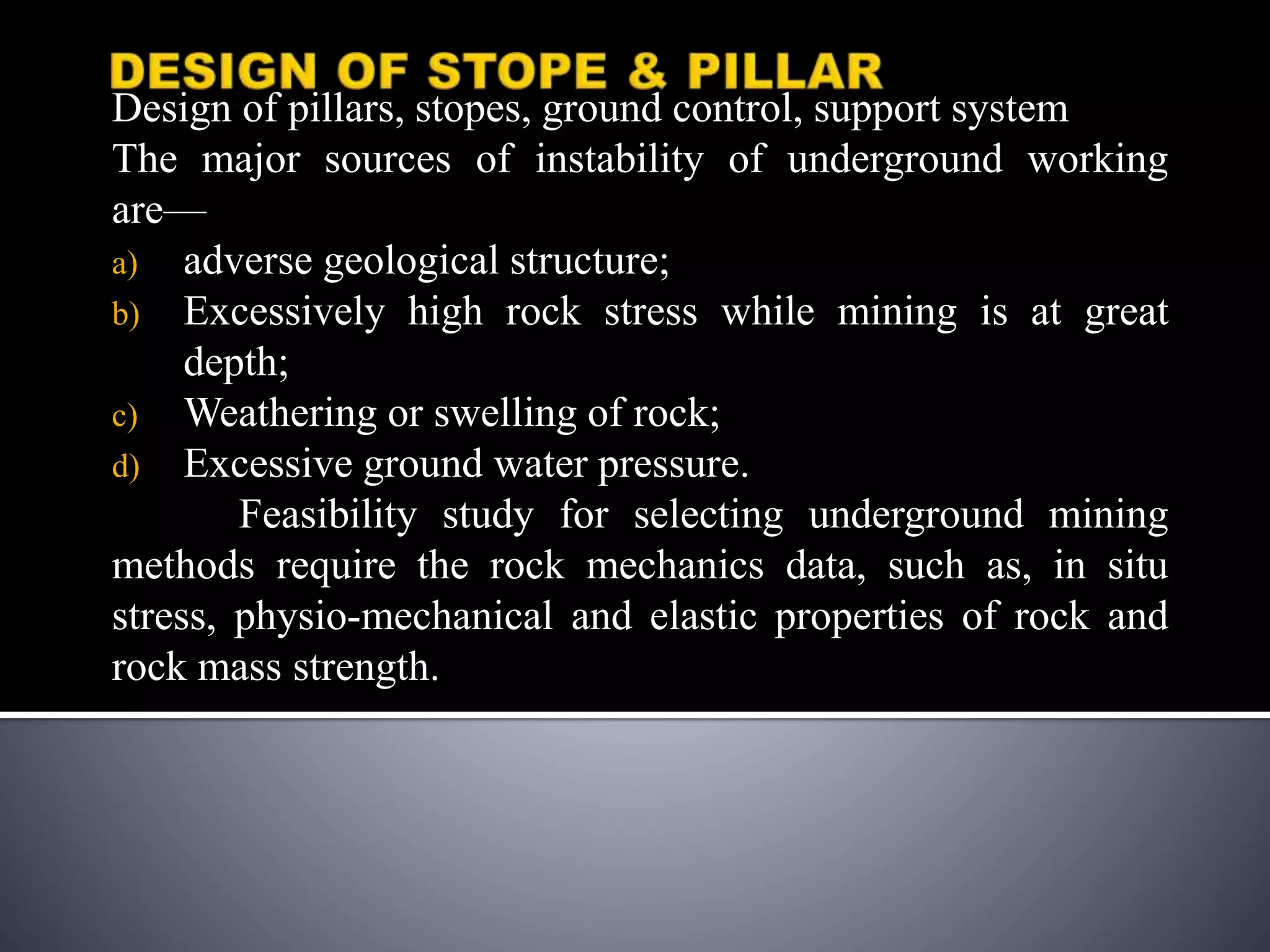 Rock mechanics | PPTX