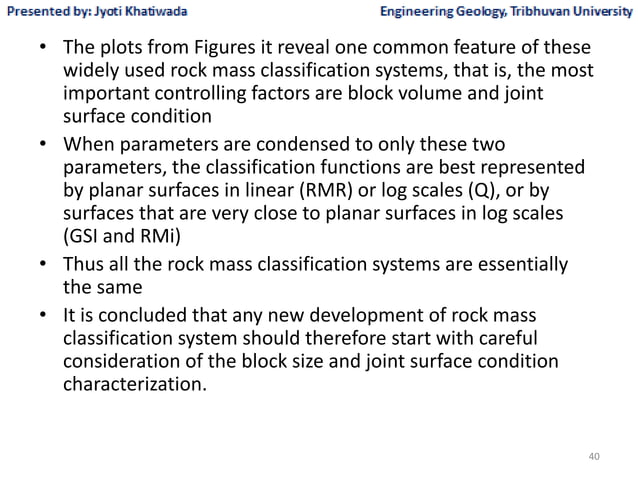 Rock mechanics for engineering geology part 1 | PPTX | Civil ...