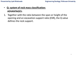 Rock mechanics for engineering geology part 1 | PPTX
