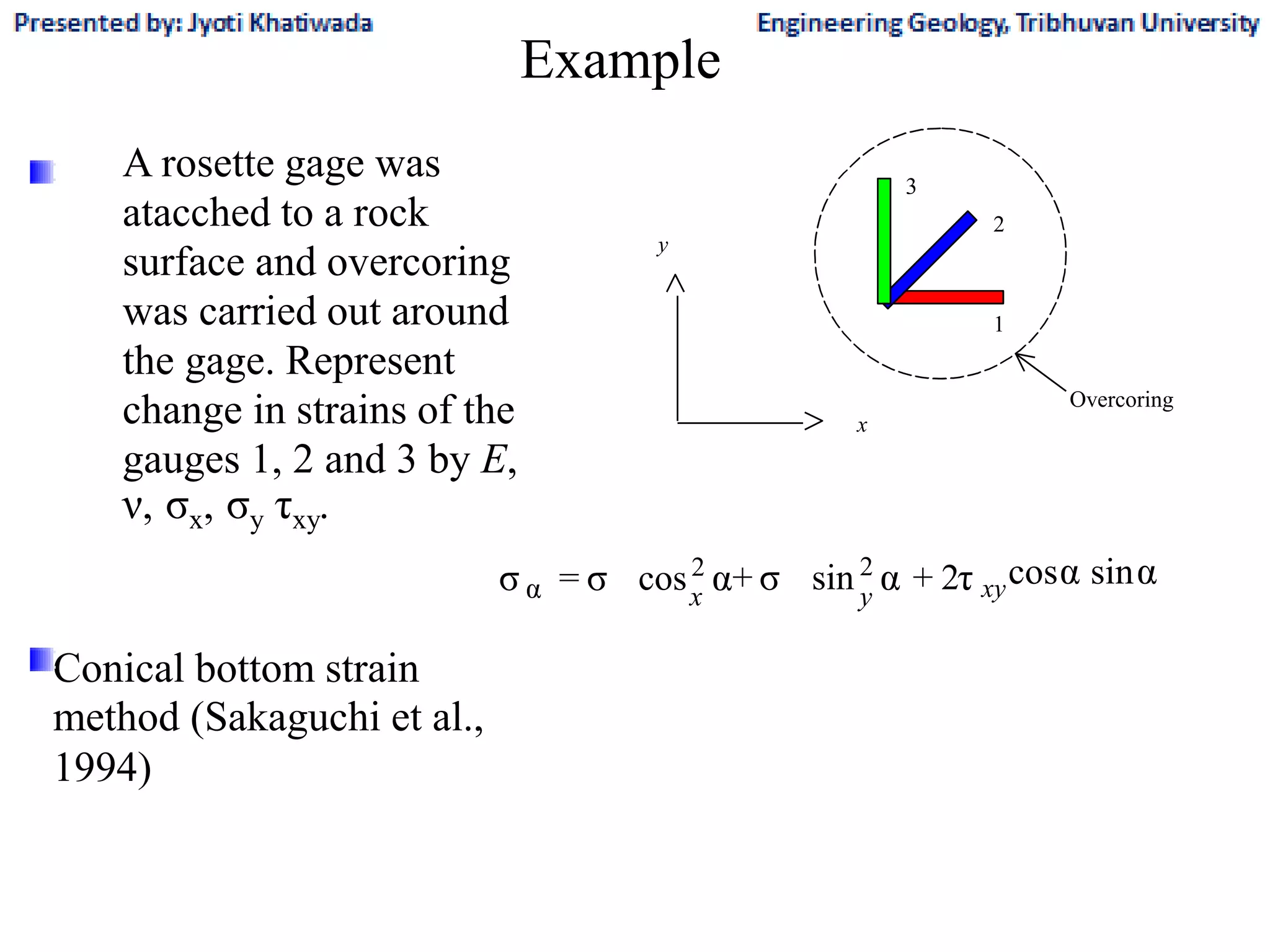 Rock mechanics for engineering geology part 3 | PPTX
