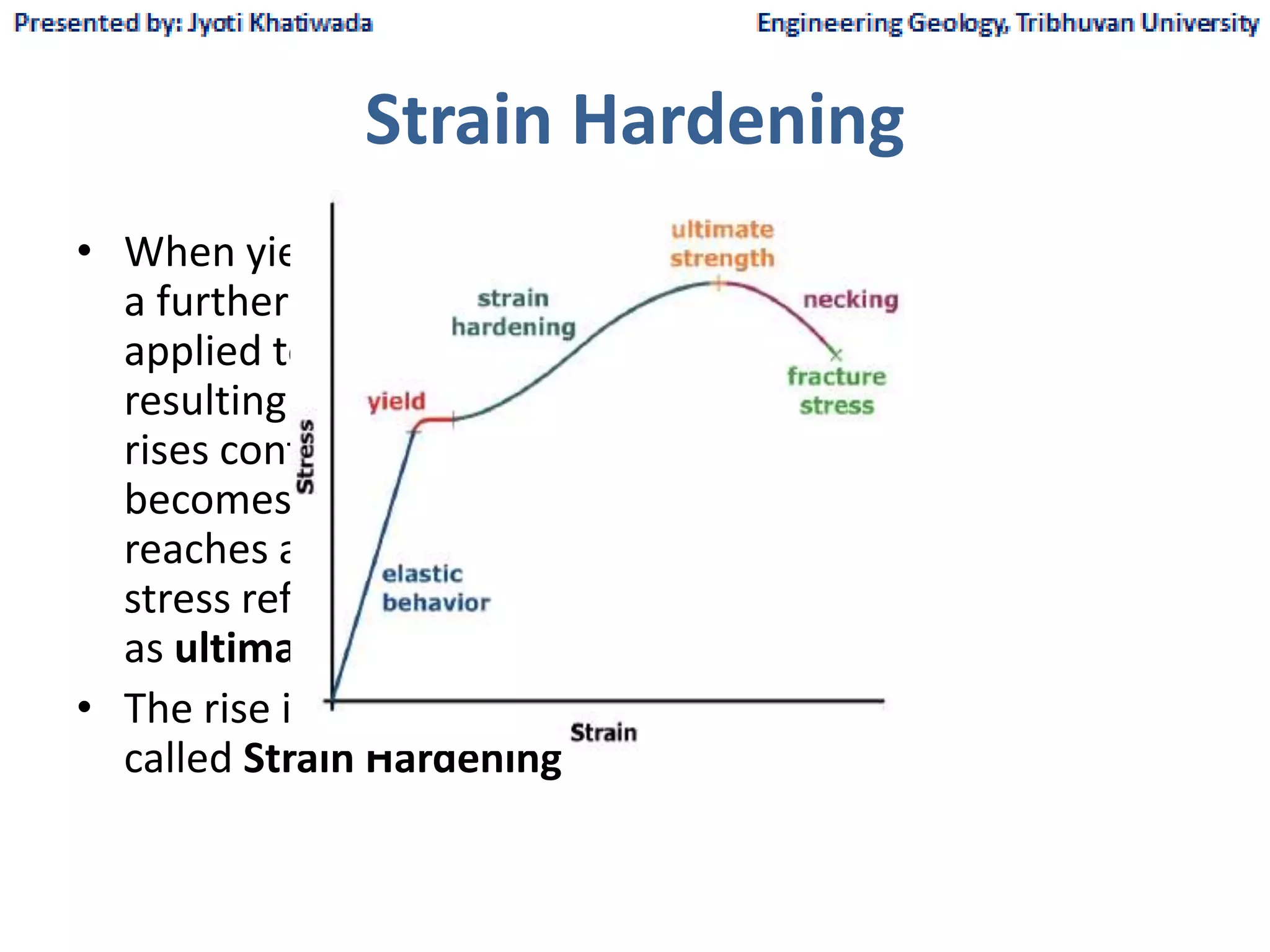 Rock mechanics for engineering geology part 3 | PPT