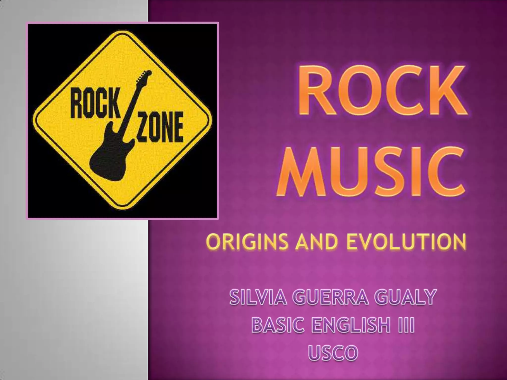 Brief History of Rock music | PPSX