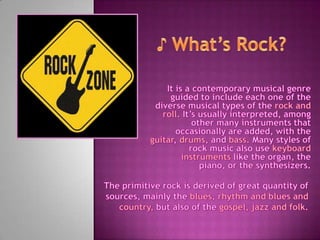 Brief History of Rock music | PPSX