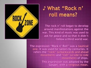 Brief History of Rock music | PPSX