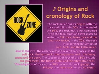Brief History of Rock music | PPSX