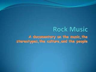 Rock music | PPTX