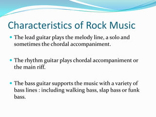 Rock music | PPTX