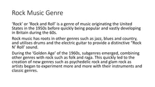 Rock music | PPTX