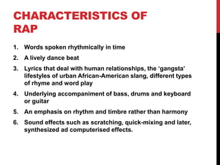 Rock Music Overview | PPTX