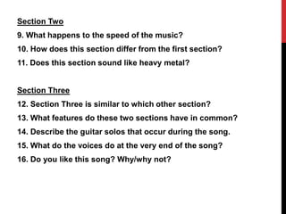 Rock Music Overview | PPTX