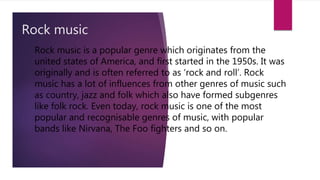 Rock music videos | PPTX