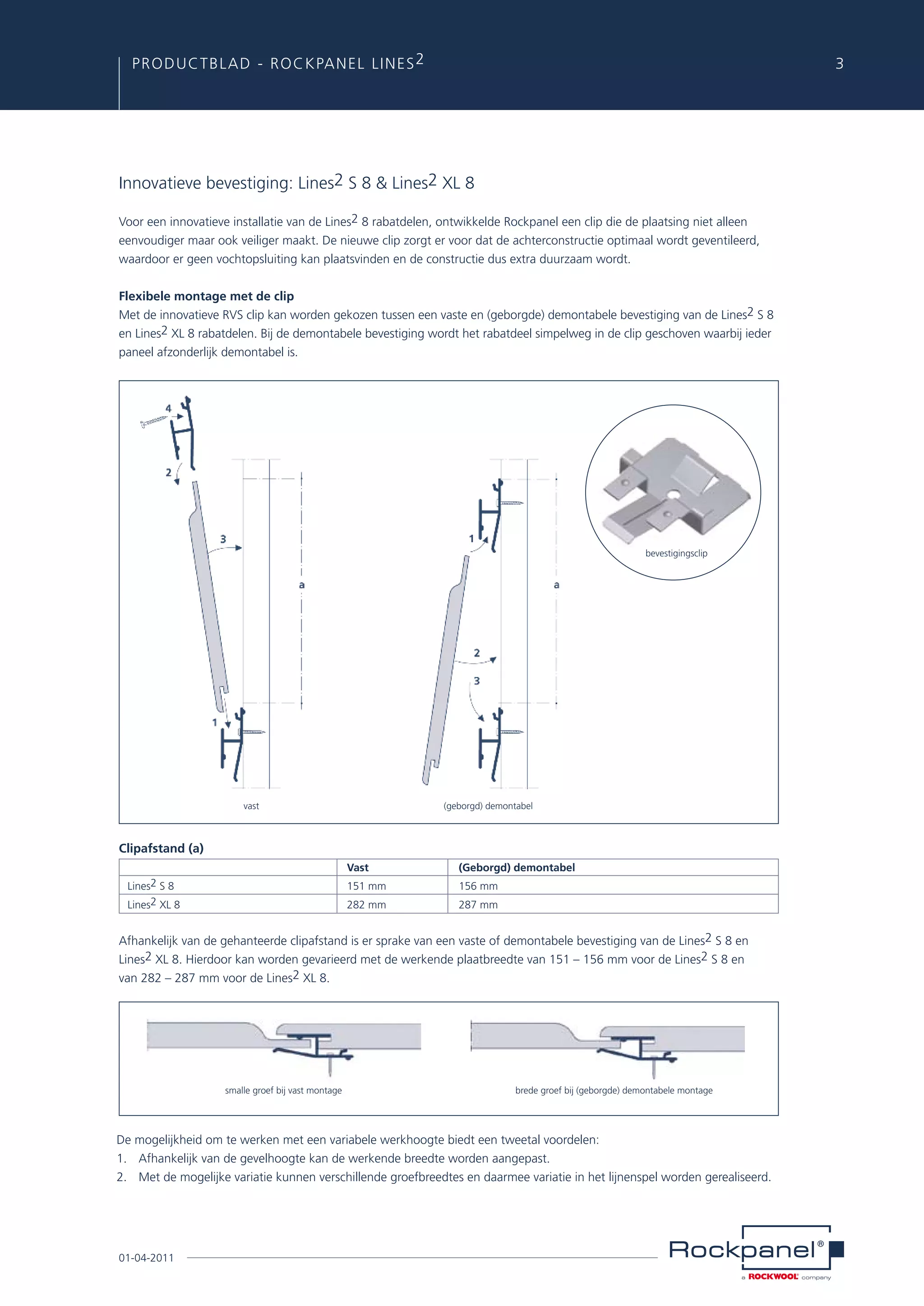 ROCKPANEL - Rockpanel lines 2 | PDF