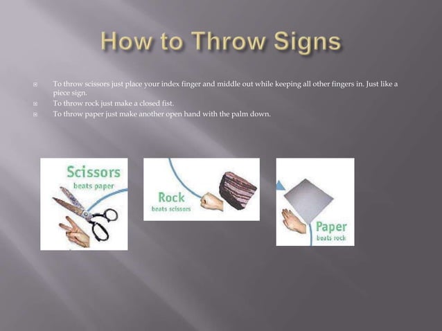 Rock, Paper, Scissors | PPTX