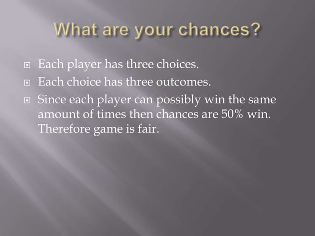 Rock, Paper, Scissors | PPTX