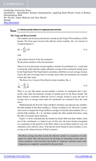 INTRODUCTION TO ROCK PHYSICS | PDF