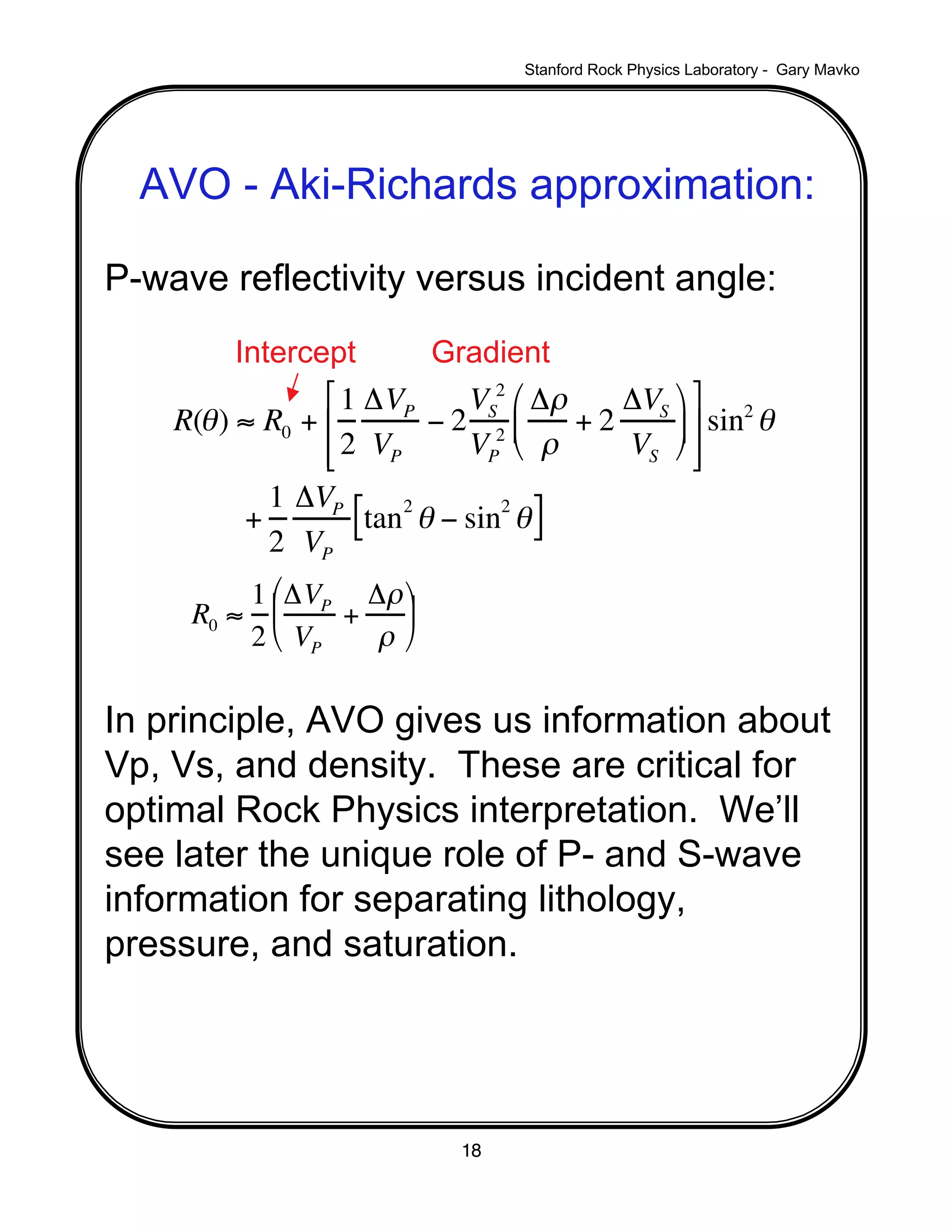 Rock Physics: Basic Concepts | PDF