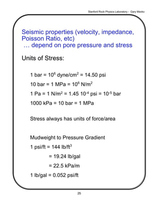 Rock Physics: Basic Concepts | PDF
